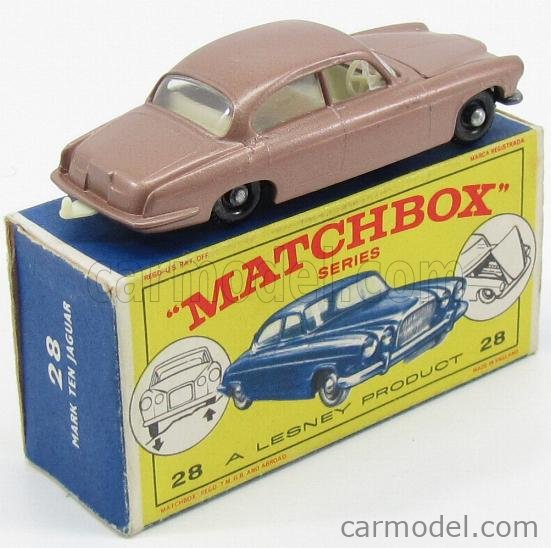 MATCHBOX 28 Scale 1/66 | JAGUAR MK 10 TEN BRONZE MET