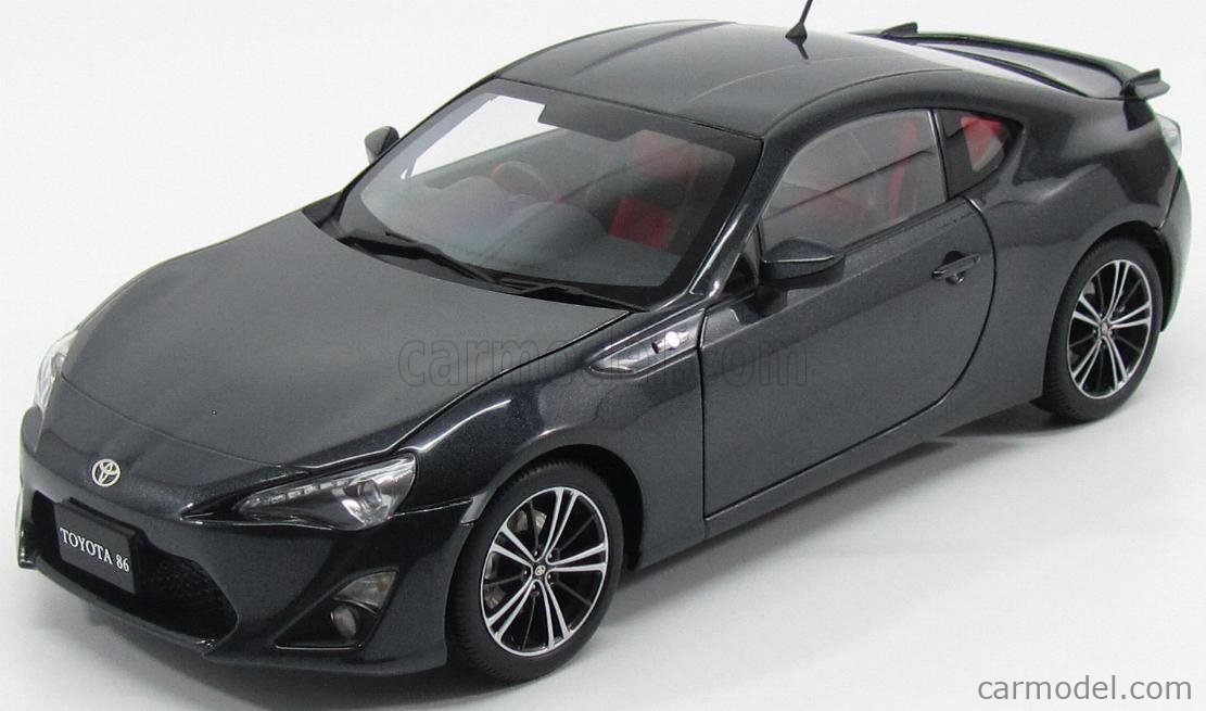 AUTOART 78772 Scale 1/18 | TOYOTA GT86 COUPE 2-DOOR RHD 2012 GREY MET