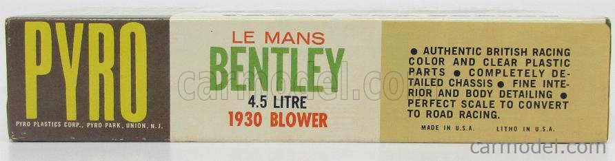 PYRO C304-50 Scale 1/32 | BENTLEY 4,5 LT 24h LE MANS 1930 BLOWER GREEN