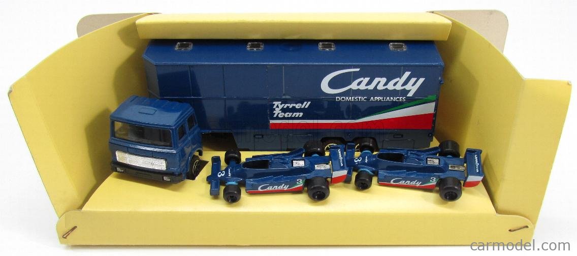 POLITOYS POLISTIL RJ109 Echelle 1/55 | FIAT TRUCK F1 TYRRELL CANDY CAR ...