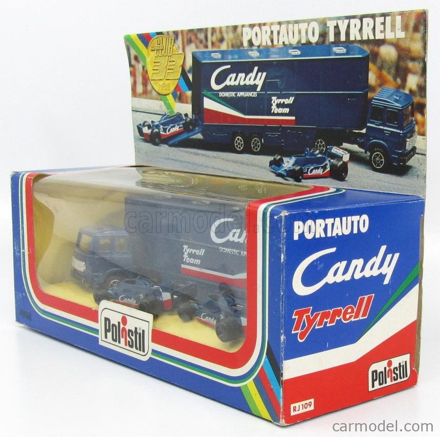 POLITOYS POLISTIL RJ109 Echelle 1/55 | FIAT TRUCK F1 TYRRELL CANDY CAR ...