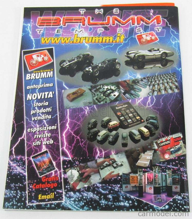 BRUMM R1999 Scale 1/43 | CATALOGO THE BRUMM TEMPEST - 76 PAGES - 1999