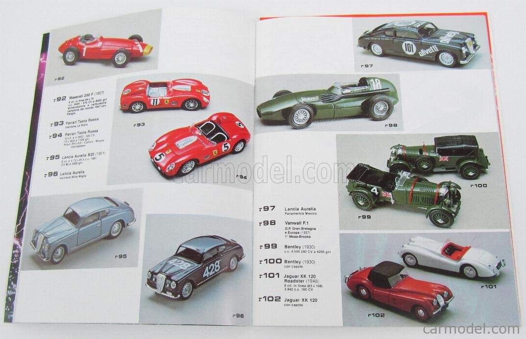 BRUMM R1999 Scale 1/43 | CATALOGO THE BRUMM TEMPEST - 76 PAGES - 1999