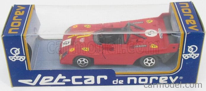 NOREV 835 Scale 1/43 | FERRARI 008 312 PB N 3 HEUER 1970 RED