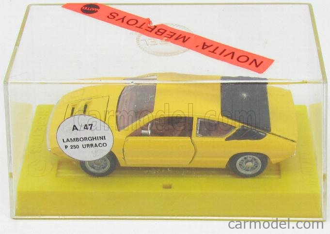 MEBETOYS MATTEL A47 Escala 1/43 | LAMBORGHINI URRACO P250 1973 YELLOW