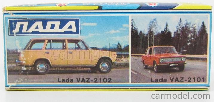 USSR A9 Scale 1/43 | LADA BA3 VAZ 2101 BERLINE TAXI 1980 YELLOW BLACK
