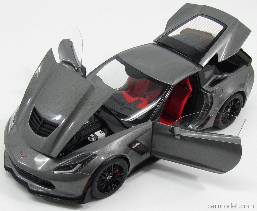 AUTOART 71264 Scale 1/18 | CHEVROLET CORVETTE Z06 C7 COUPE 2014 GREY MET