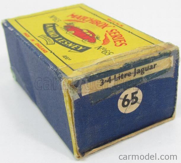 MATCHBOX 65 Масштаб 1/66 | JAGUAR 3,4 LITRE RED MET