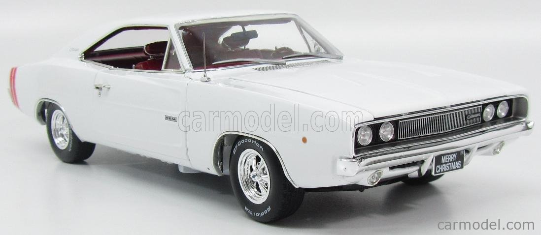 AUTOWORLD AMM1059/06 Scale 1/18 | DODGE CHARGER R/T HEMI COUPE 1968 WHITE