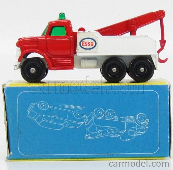 MATCHBOX 71 Scale 1/66 | FORD USA HEAVY WRECK TRUCK ESSO RED WHITE