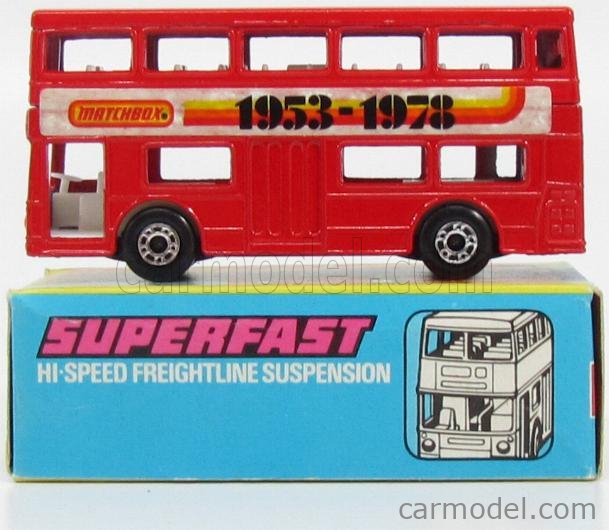 MATCHBOX 17 Scale 1/66 | MATCHBOX LONDON BUS - AUTOBUS THE LONDONER RED