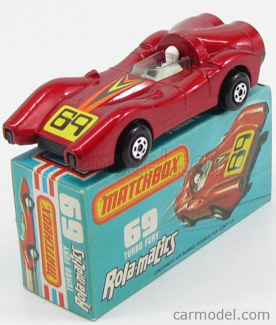 Toys Matchbox Superfast Turbo Fury in Red Miniature Toys Toys & Games ...