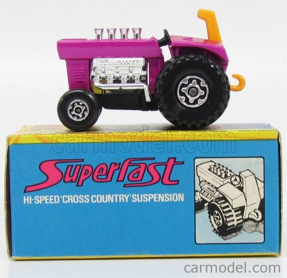 MATCHBOX 25 Scale 1/66 | MATCHBOX MOD TRACTOR PINK MET