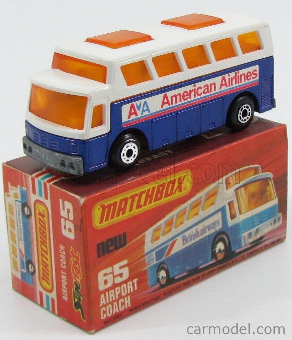 MATCHBOX 65 Scala 1/66 | MATCHBOX AIRPORT COACH AMERICAN AIRLINES ...