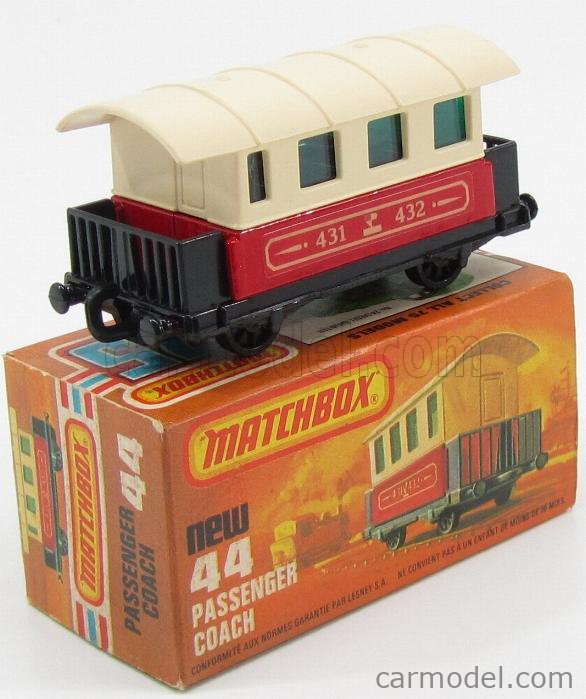 MATCHBOX 44 Escala 1/86 | MATCHBOX PASSENGER COACH - 0-4-0 STEAM LOCO ...