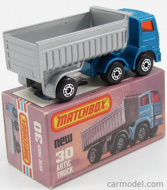 MATCHBOX 30 Scale 1/66 | LEYLAND ARTICULATOR TRUCK BLUE MET