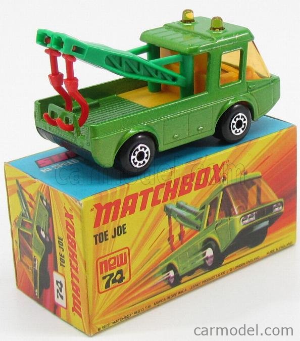 MATCHBOX 74 Scale 1/66 | MATCHBOX TOE JOE GREEN MET