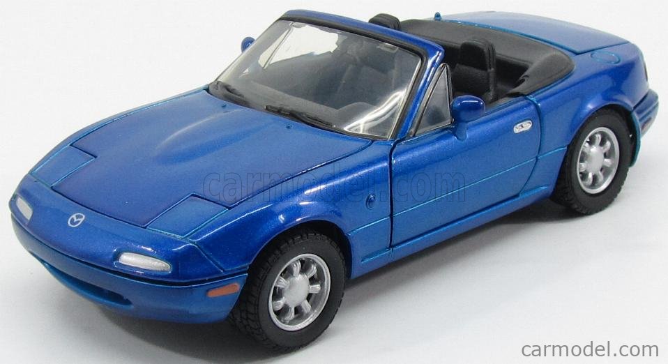 MOTOR-MAX 73262BL Scale 1/24 | MAZDA MX-5 MIATA CABRIOLET 2007 BLUE MET