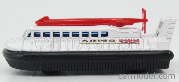 MATCHBOX 72 Scale 1/66 | MATCHBOX HOVERCRAFT SRN6 WHITE BLACK