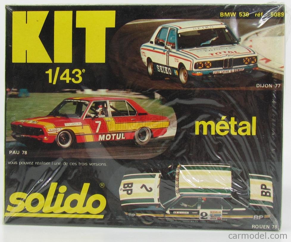 SOLIDO 5089 Scala 1/43 | BMW 5-SERIES 530 N 7 PAU 1978