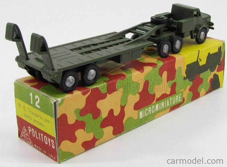 POLITOYS PLAST POLPLM012 Escala 1/45 | THORNYCROFT ANTAR - TRUCK TANK ...