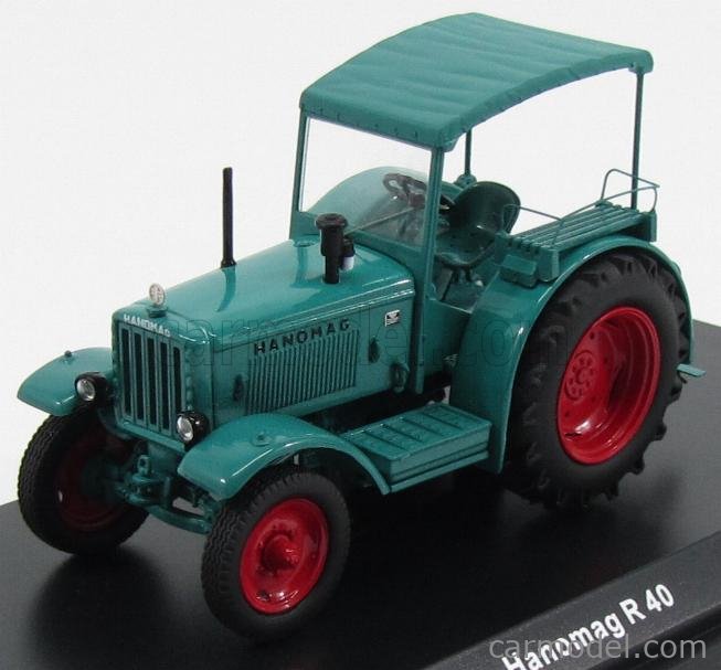 SCHUCO 02788 Масштаб 1/43 | HANOMAG R40 TRACTOR WITH SOFT TOP 1942 GREEN
