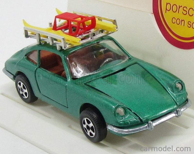 MEBETOYS MATTEL A64 Scale 1/43 | PORSCHE 911 912 SKI - CON SCI GREEN MET