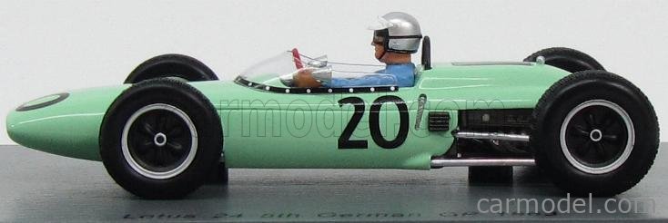 SPARK-MODEL S4825 Scale 1/43 | LOTUS F1 24 N 20 GERMAN GP 1963 JIM HALL ...