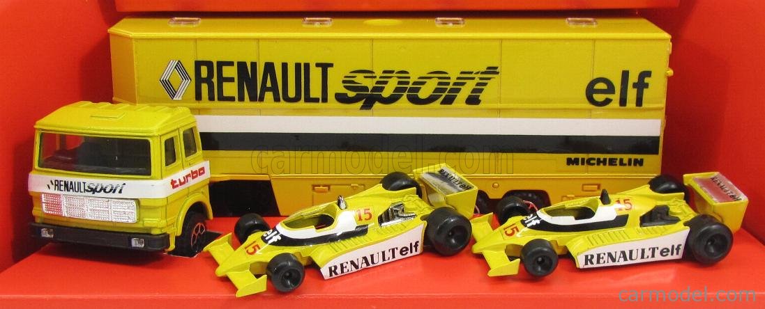 POLITOYS POLISTIL RJ112 Scale 1/55 | RENAULT TRUCK FIAT + 2 TURBO RS ...