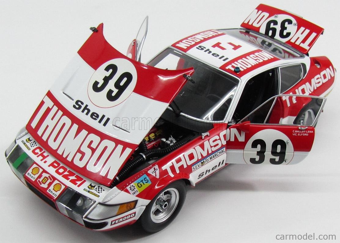 KYOSHO 08164F Scale 1/18 | FERRARI 365 GTB/4 COMPETIZIONE TEAM ...