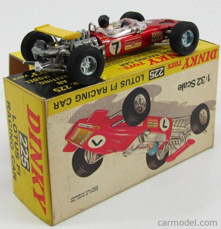 DINKY ENGLAND 225 Scale 1/32 | LOTUS F1 FORD 72T 1971 RED MET