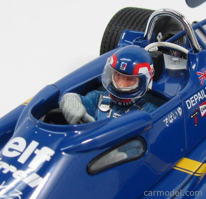 EXOTO EXO97043 Masstab: 1/18 | TYRRELL F1 P34 FORD ELF N 4 2nd JAPAN GP 1976 P.DEPAILLER BLUE YELLOW