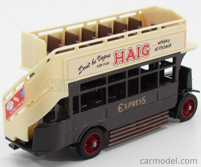 MATCHBOX Y23 Masstab: 1/72 | AEC OMNIBUS - AUTOBUS BROWN WHITE