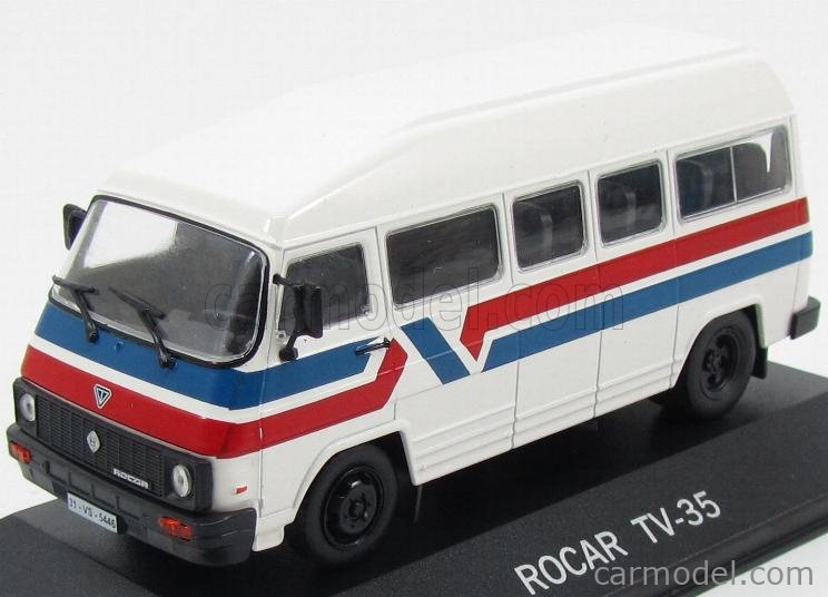 EDICOLA AUTOLEGG080 Scala 1/43 | ROCAR TV-35 VAN 1983 WHITE