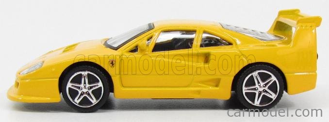 BURAGO 18-31125Y Scale 1/43 | FERRARI F40 1987 YELLOW