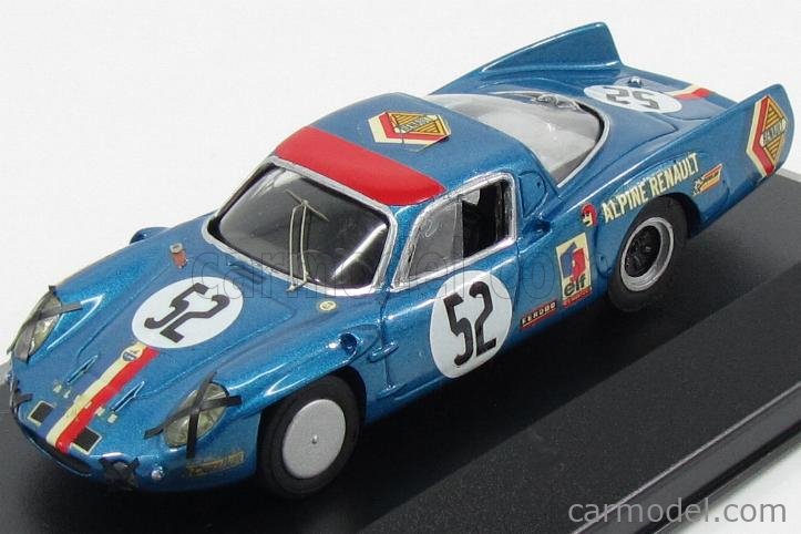 MINIRACING 0185B Scale 1/43 | ALPINE A210 RENAULT N 52 24h LE MANS 1968 BLUE MET