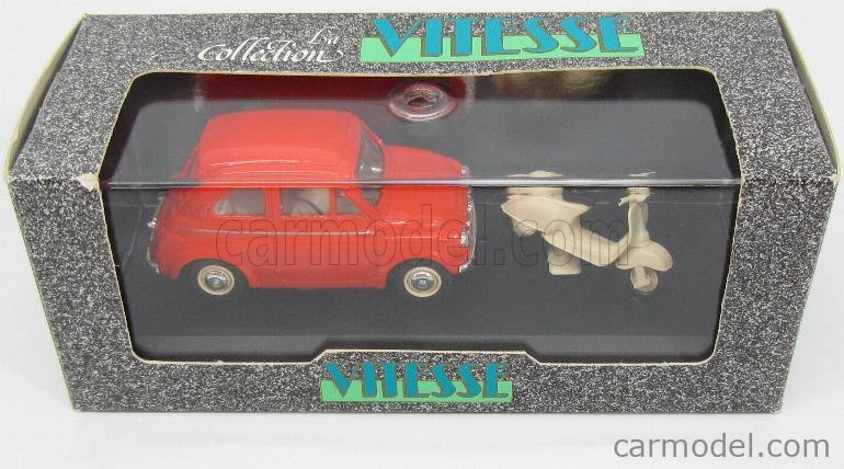 VITESSE 031 Scale 1/43 | STEYR-PUCH 650T 1960 + VESPA 50 ORANGE - CREAM