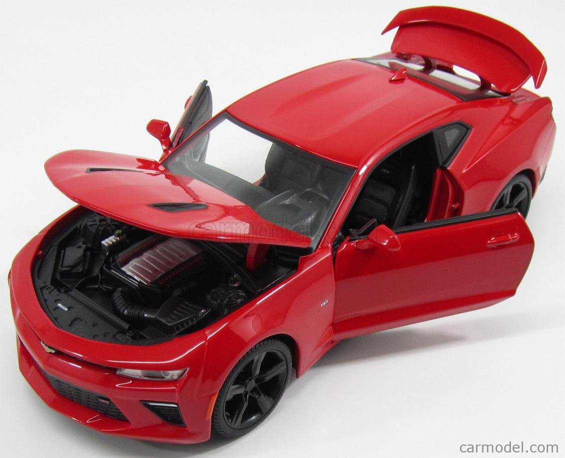 MAISTO 31689R Scale 1/18 | CHEVROLET CAMARO SS COUPE 2016 RED