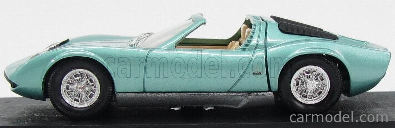 RIO-MODELS R9 Escala 1/43 | LAMBORGHINI MIURA ROADSTER 1968 LIGHT GREEN MET