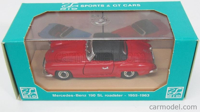 RIO-MODELS R7-1 Escala 1/43 | MERCEDES BENZ 190 SL ROADSTER SOFT-TOP ...