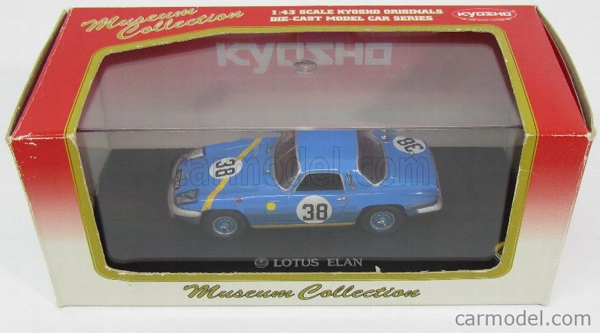 KYOSHO CODE3 Scale 1/43 | LOTUS ELAN S4 SPRINT COUPE N 38 24h LE MANS ...