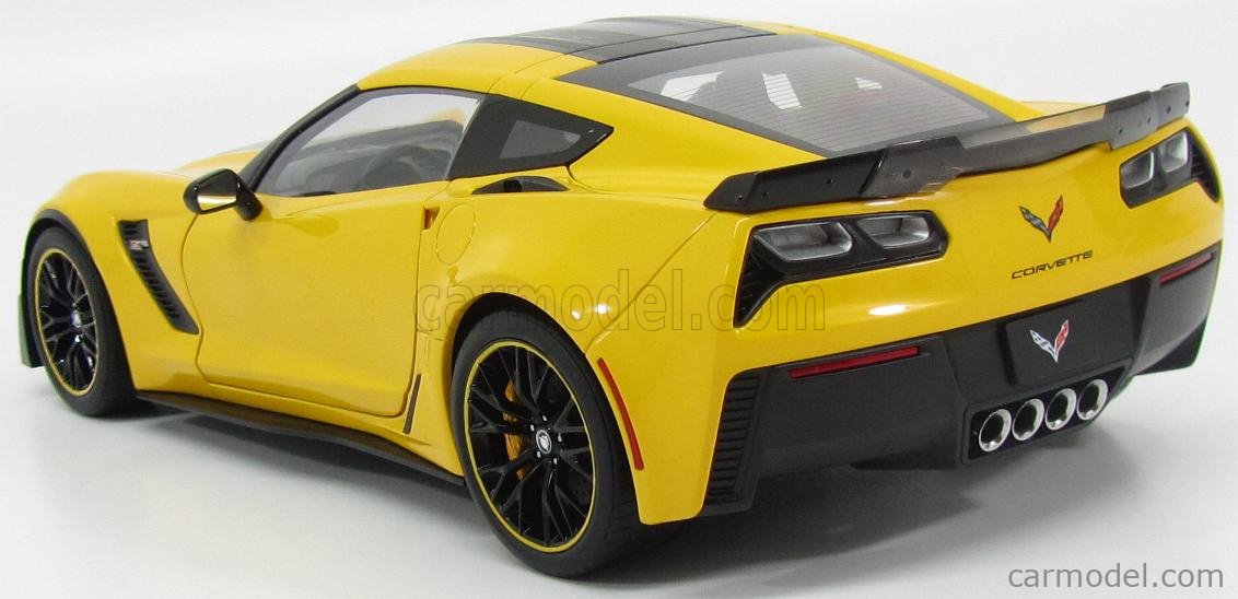 AUTOART 71260 Scale 1/18 | CHEVROLET CORVETTE Z06 C7R COUPE 2015 YELLOW