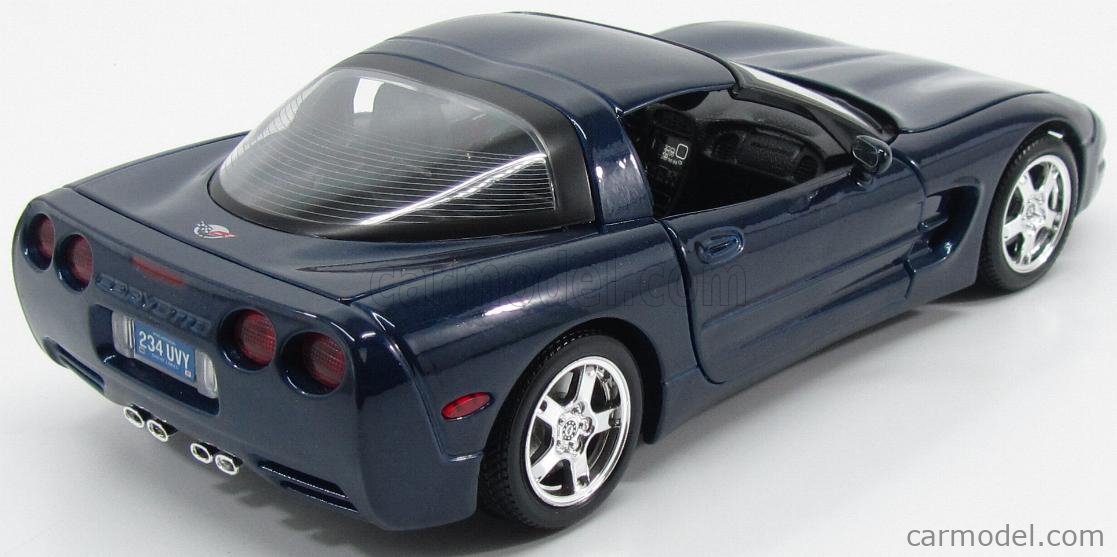 BURAGO 12038BL Масштаб 1/18 | CHEVROLET CORVETTE 1997 BLUE MET