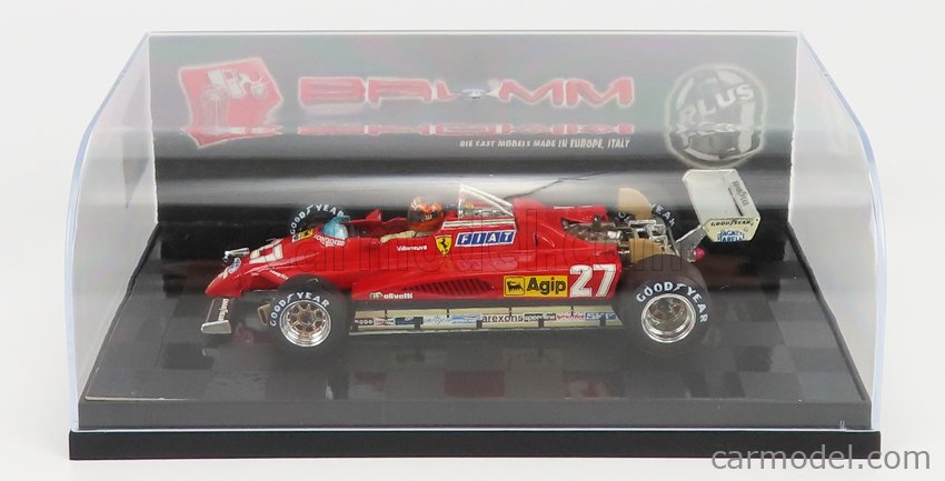 BRUMM P001 Scale 1/43 | FERRARI F1 126 C2 TURBO PRACTICE BELGIUM GP ...