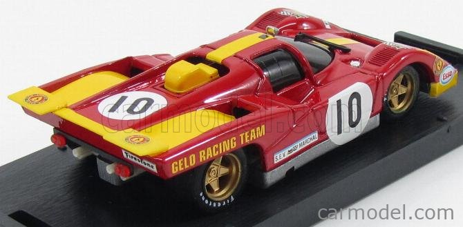BRUMM-S S047 Scale 1/43 | FERRARI 512M TEAM SCUDERIA GELO RACING N 10 ...
