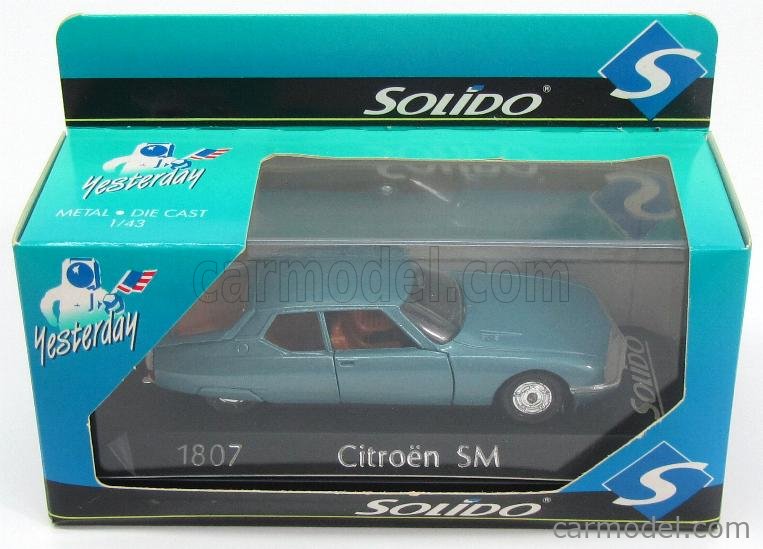 SOLIDO 1807 Scale 1/43 | CITROEN SM 1971 LIGHT BLUE MET