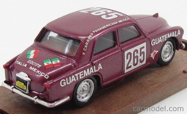 BRUMM R145-OLD Scale 1/43 | ALFA ROMEO 1900 N 265 RALLY PANAMERICA ...